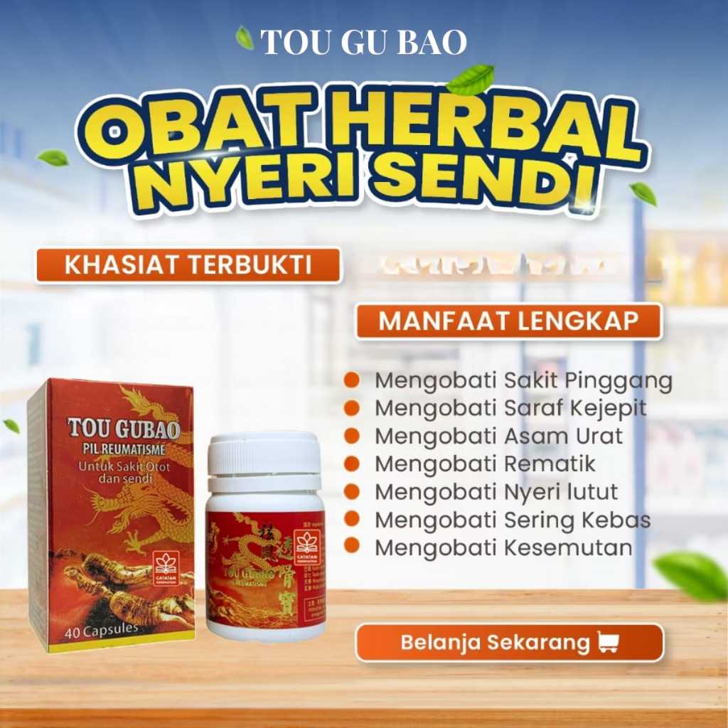 Jual Tou Gubao Tou Gu Bao Tougubao 100% Original Pil Obat Rematik ...