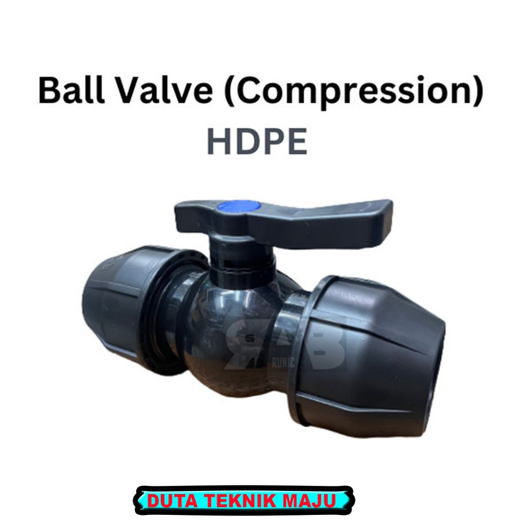 Jual Ball Valve HDPE Union 1 1/2 inch 50 mm Premium High Quality ...
