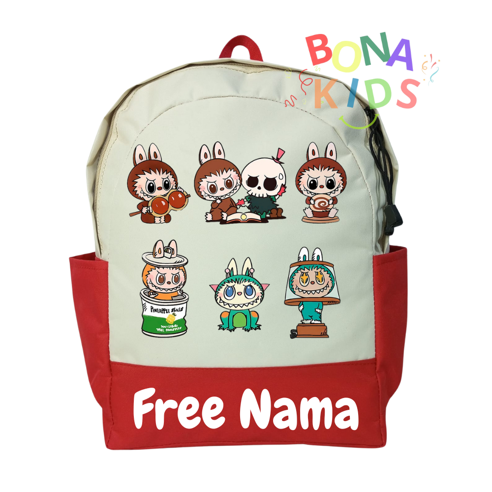 Jual Ransel Backpack Labubu Tas Anak Sekolah TK SD PAUD Free Nama | Shopee Indonesia