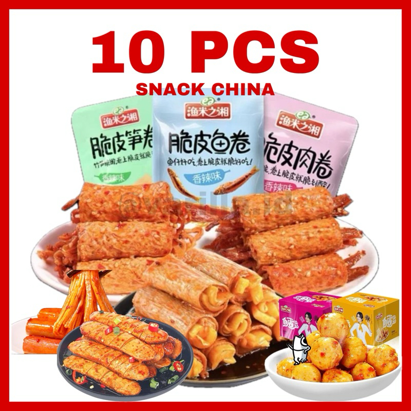 Jual (HALAL) TERMURAH Snack China [10 PCS] | Snacks Instant | Snack ...