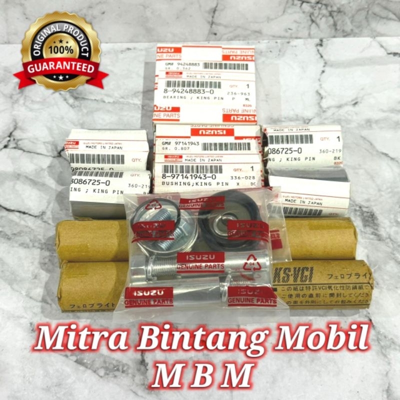 Jual King Pin Kit King Pen Kingpen Set Isuzu ELF NKR 55 71 NLR 55 85 ...