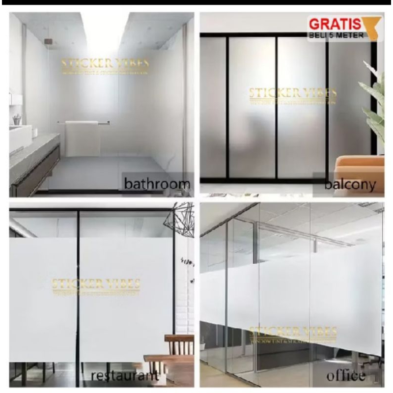 Jual STICKER KACA SANDBLAST POLOS BURAM UNTUK RUMAH DAN KANTOR | Shopee ...