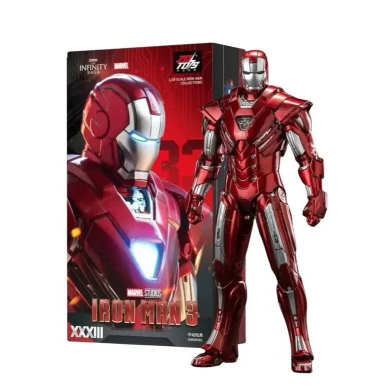 Jual ZD TOYS Avengers IRONMAN Mark 33 Iron Man MK XXXIII Silver ...