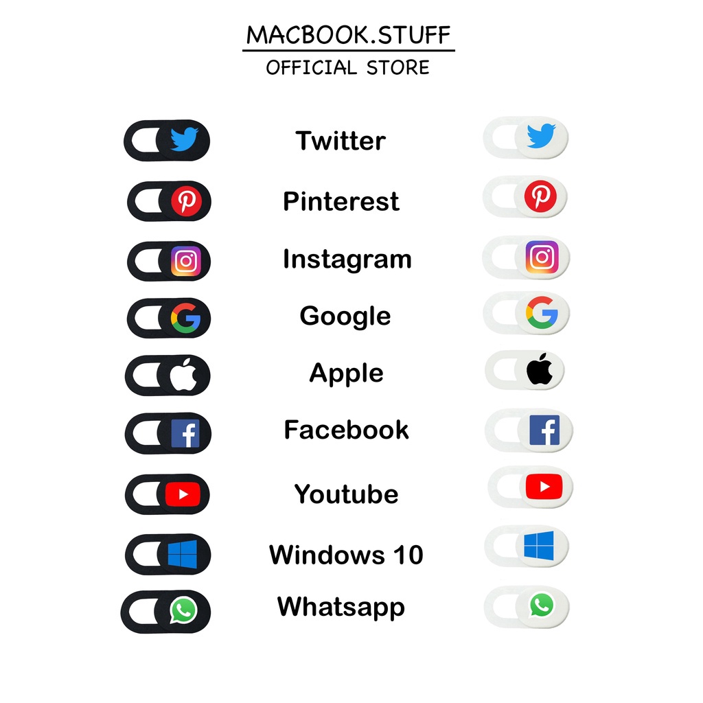 Jual CUSTOM ICON APP APLIKASI PELINDUNG PENUTUP WEBCAM KAMERA COVER ...