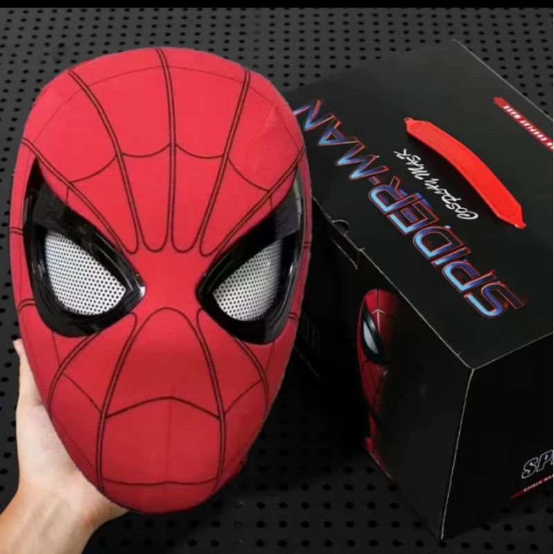 Jual topeng kostum / pesta / cosplay Spiderman + mata kedip - spider ...