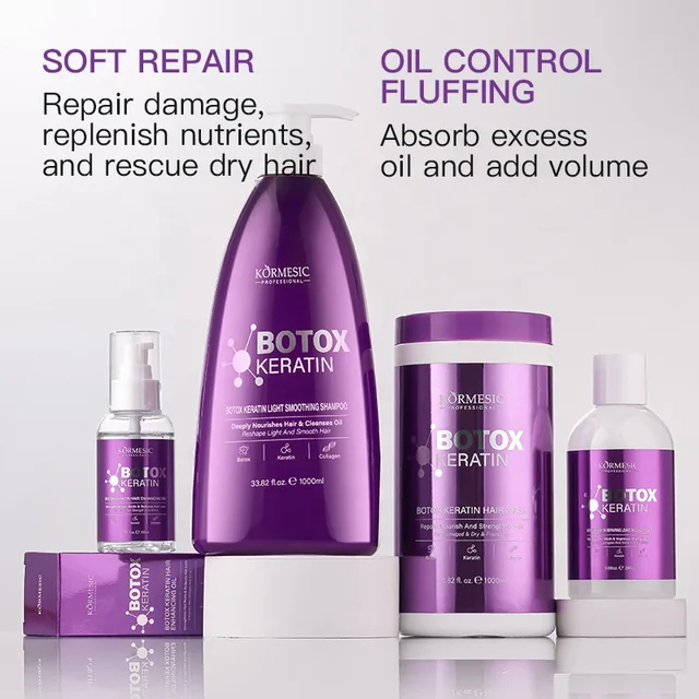Jual Kormesic Paket Botox Keratin Collagen Treatment Light & Smooth ...