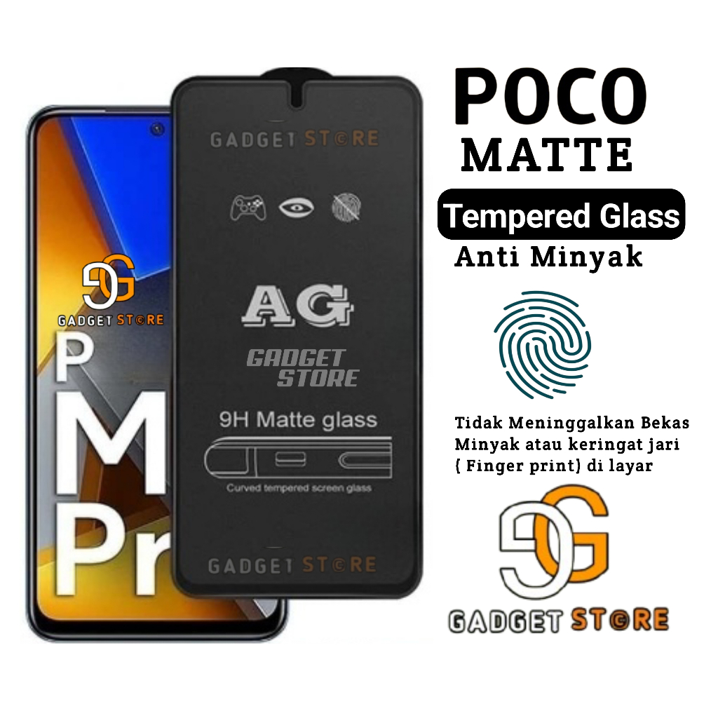 Jual Matte Glass Full layar Xiaomi Poco X6 pro X6 pro 5g X5 X5 5g X4 gt X4 nfc X3 X3 gt X3 pro ...