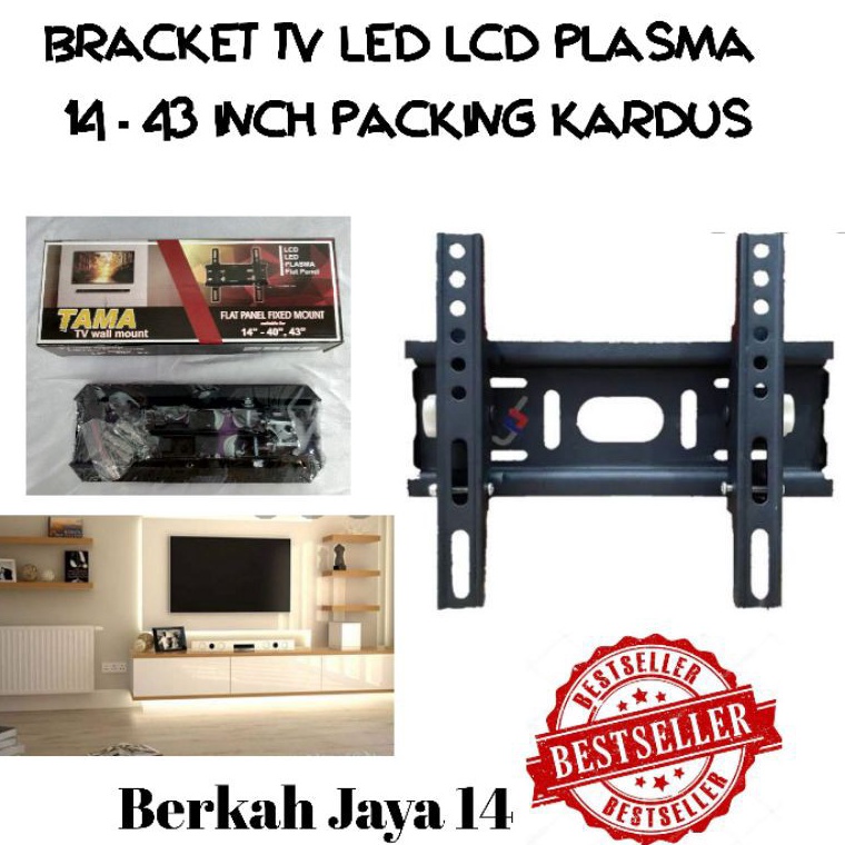 Jual ART B2S7 BRACKET TV LED LCD PLASMA FLAT PANEL UKURAN 14 43 BOX ...