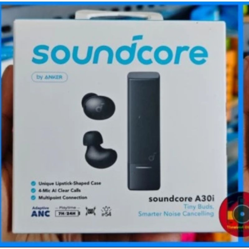 Jual TWS Anker A30i NC A3958 Soundcore A30iNC ANC Earphone Bluetooth ...