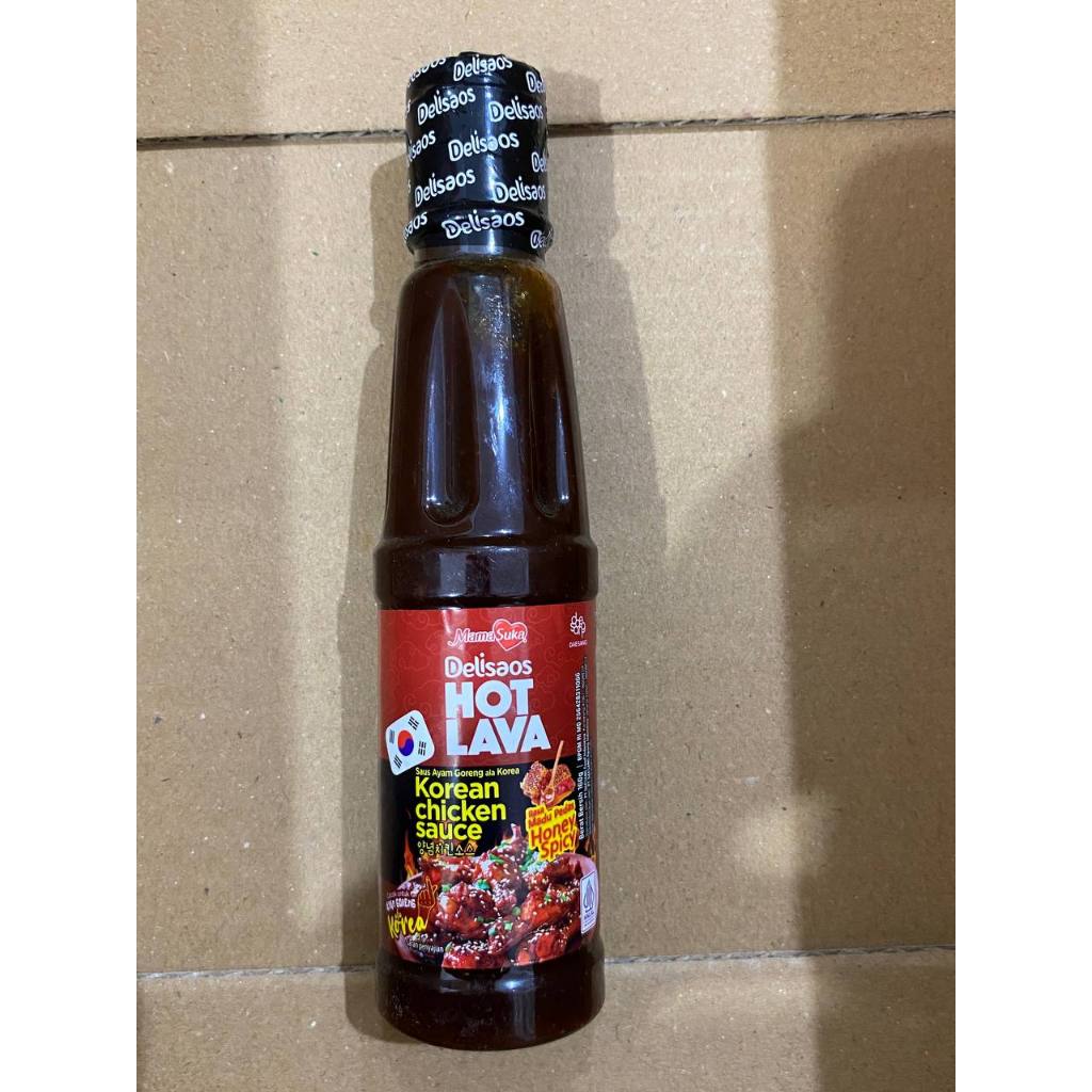 Jual MamaSuka Delisaos Hot Lava Korean Chicken Sauce Original Spicy ...