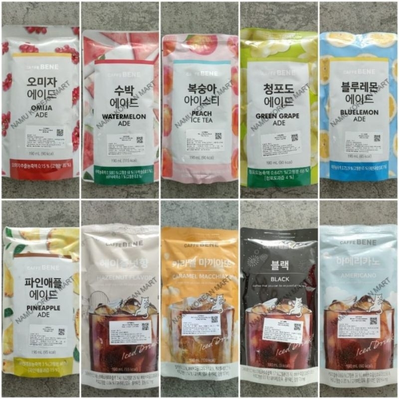 Jual CAFFE BENE DRINK POUCH AMERICANO POUCH COFFEE/BLACK POUCH COFFEE/ CARAMEL MACCHIATO POUCH ...