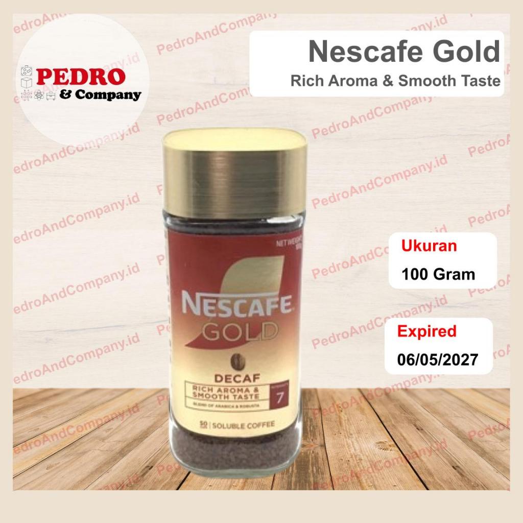 Jual Nescafe gold DECAF rich & smooth 100 gram - kopi coffee refill ...