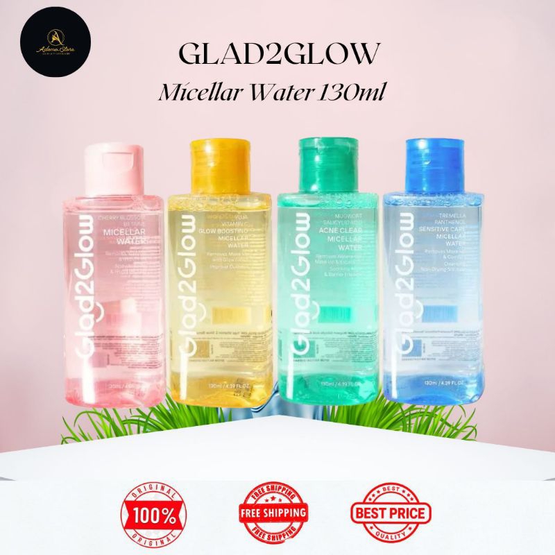 Jual Glad2Glow Micellar Water 130ml | Shopee Indonesia