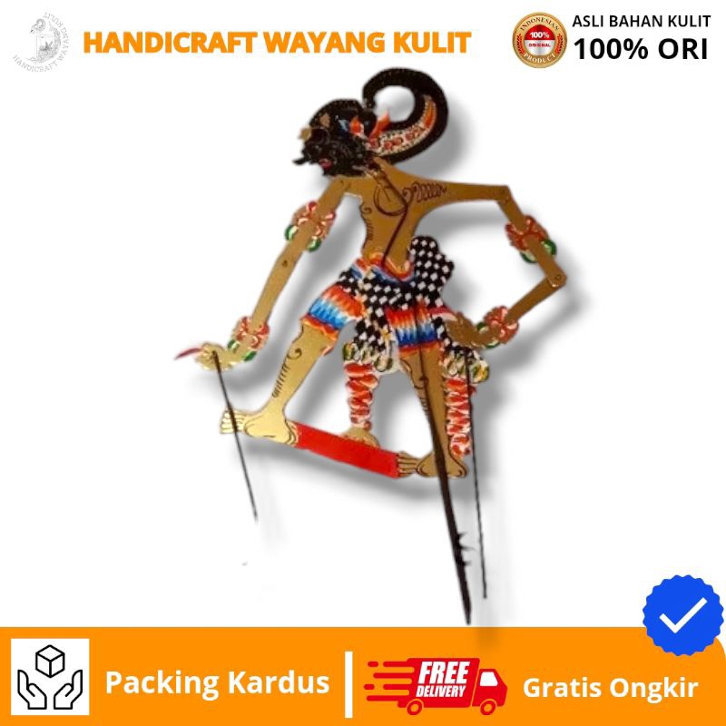 Jual HANDICRAFT WAYANG KULIT | Wayang kulit sapi tebal mainan Bima ...