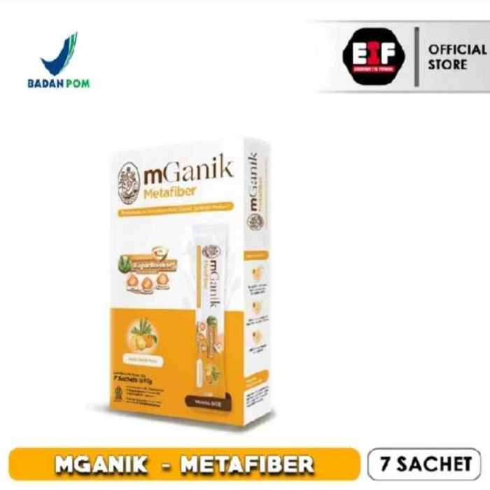 Jual MGANIK Metafiber 7 Sachet - Suplemen Serat Diabetes Herbal Alami ...