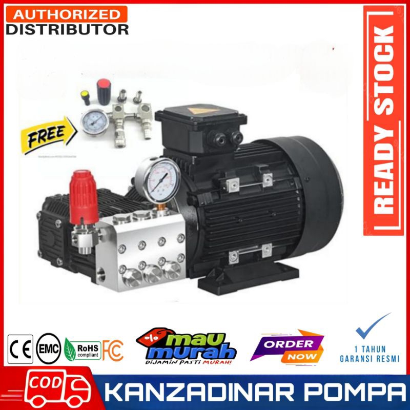 Jual Swro Plunger Pump High Pressure Pump Pompa Air Laut 100 Bar 15LPM ...