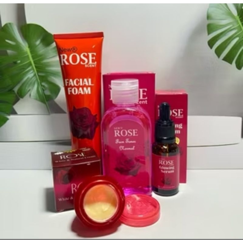 Jual paket cream Rose 4in1 (facial foom,toner,serum,cream) | Shopee ...