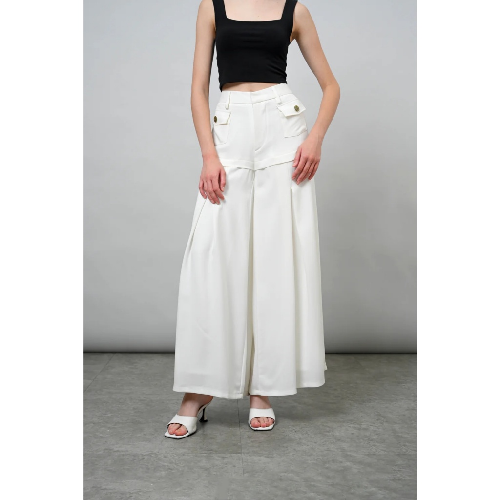 Jual Saul Studio Dalia Pants Ivory | Shopee Indonesia