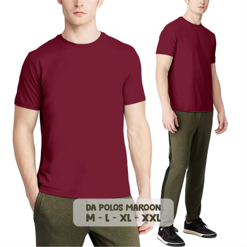 Jual Kaos running pria polos gym jogging lari baju sport dryfit premium ...