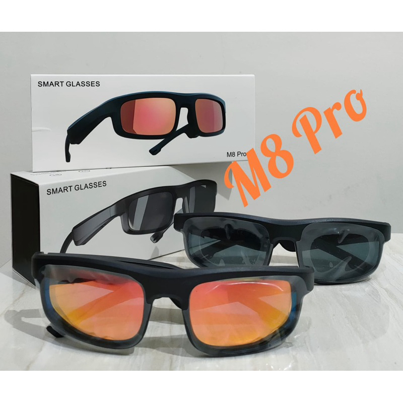 Jual M8 PRO Bluetooth Glasses Headset 5.3 Bluetooth Stereo Touch Mode ...