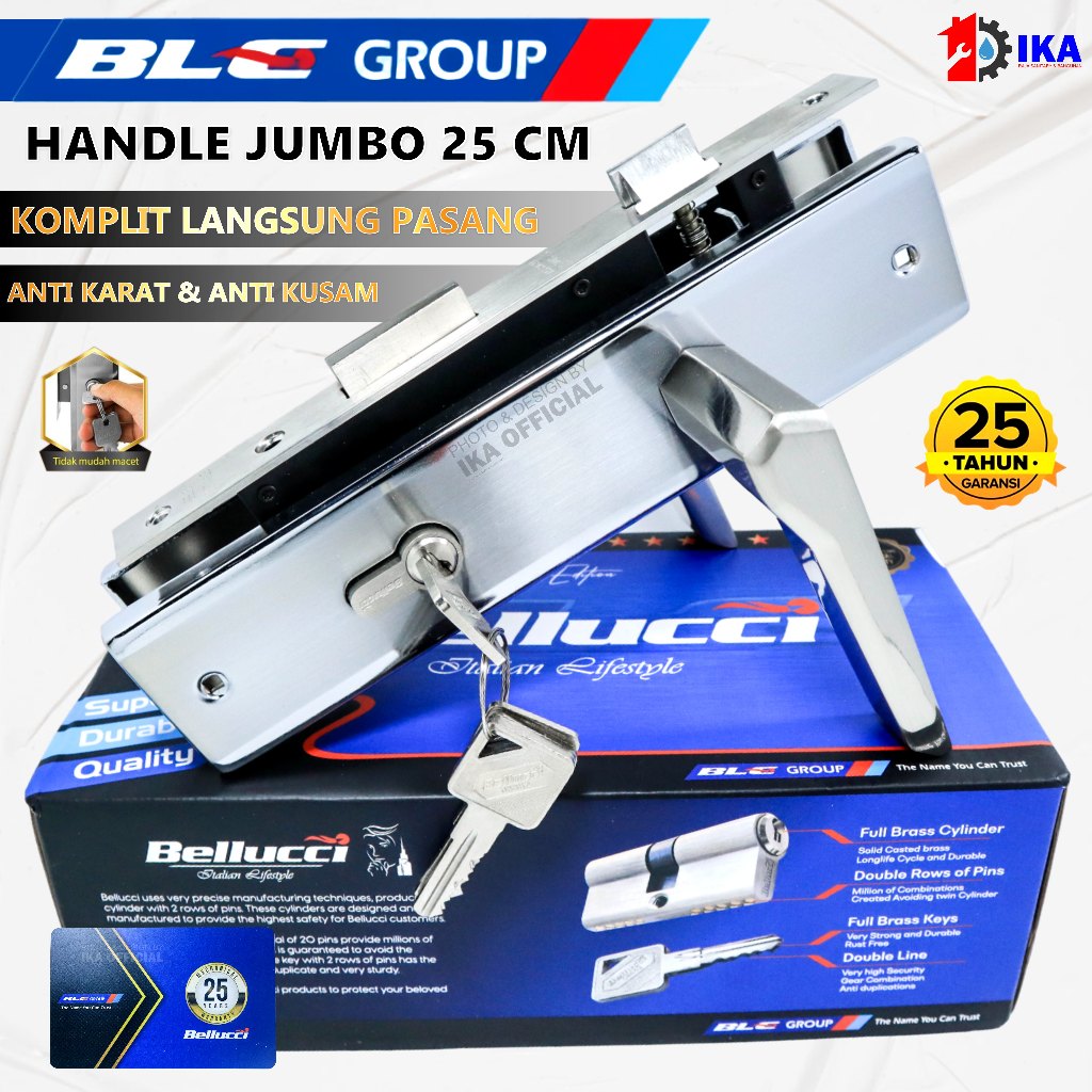 Jual Kunci Pintu Besar Bellucci ROSSI NP Handle Pintu Bellucci Rossi NP ...