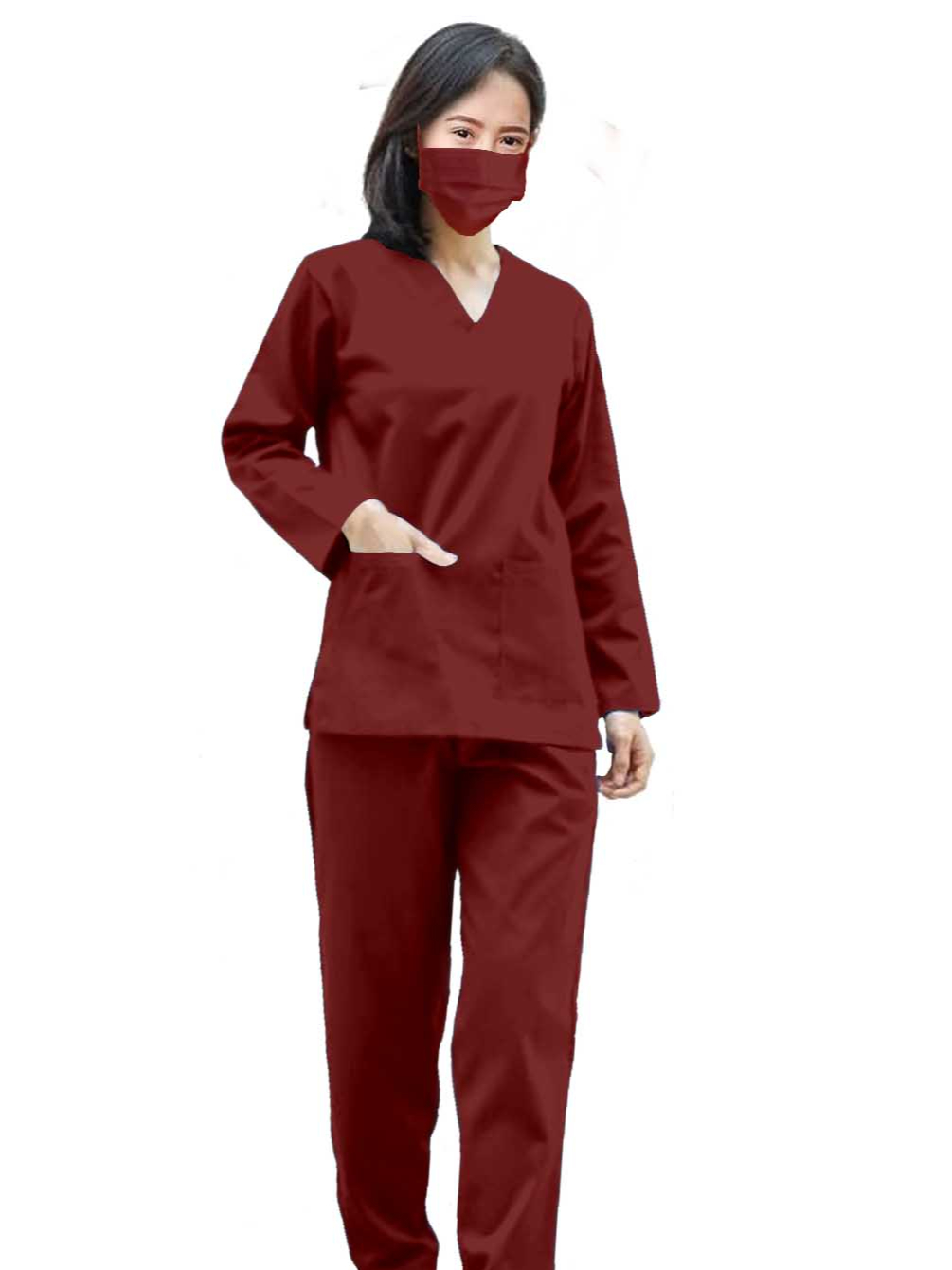 Jual Doctor Scrub's Baju Ok Lengan Panjang Seragam perawat trustwear ...