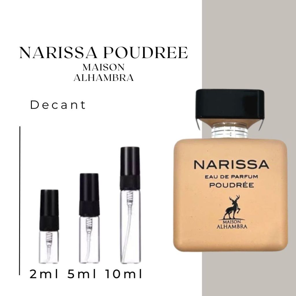 Jual Decant 2ml 5ml 10ml NARISSA POUDREE Maison Al Hambra | Shopee ...