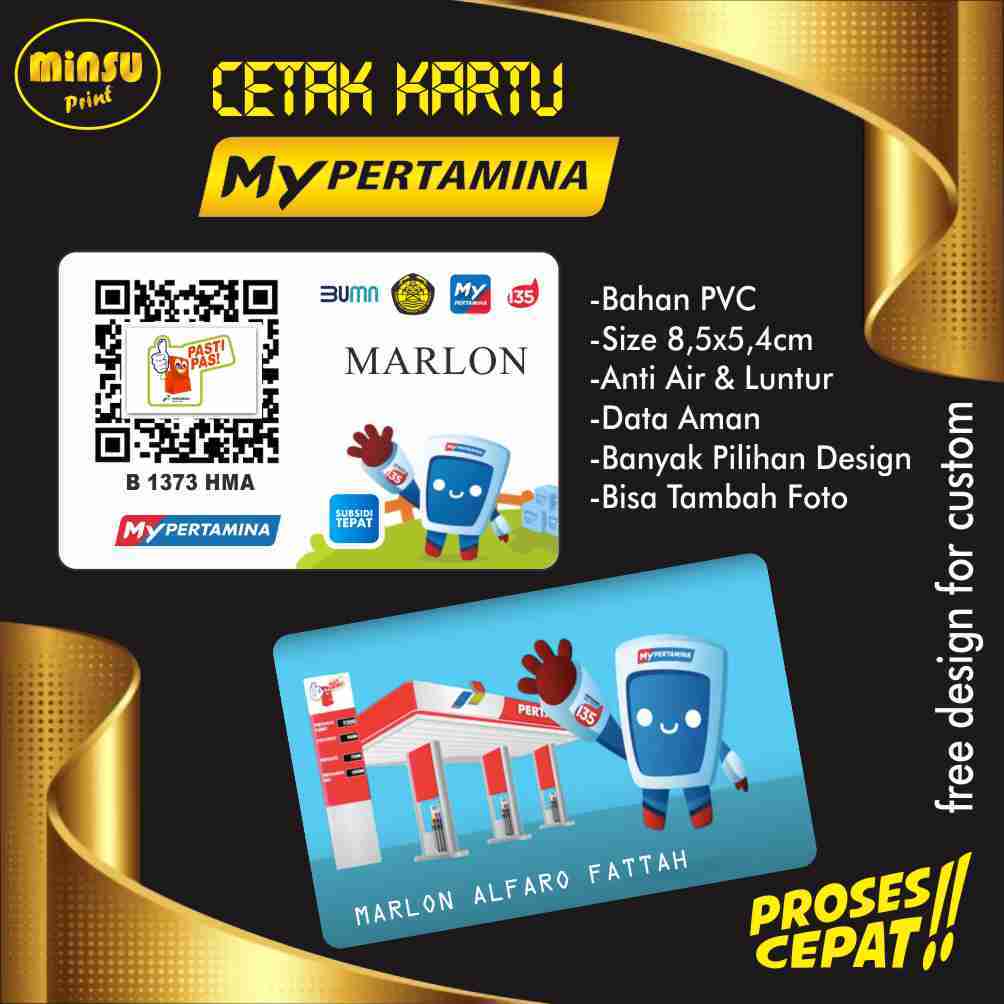 Jual Cetak KARTU My Pertamina, Kartu Bensin, Kartu Barcode Pertamina ... Jual Cetak KARTU My Pertamina, Kartu Bensin, Kartu Barcode Pertamina ...