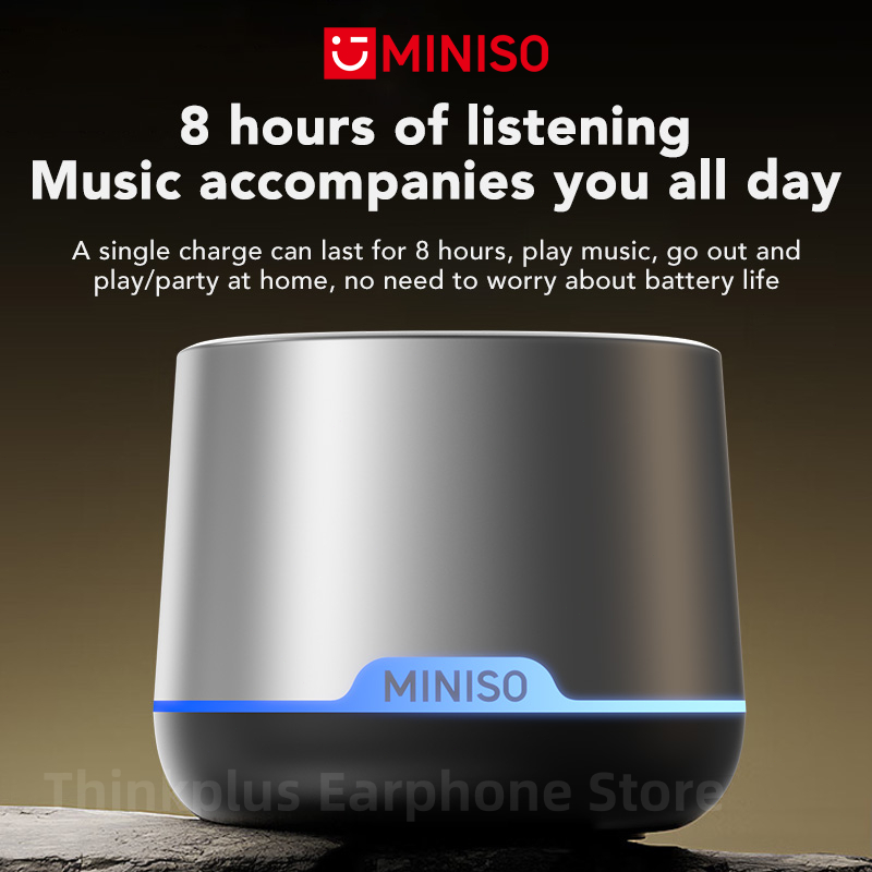 Jual Miniso M100 Speaker Bluetooth V5.4 Wireless Portable TWS Bass Mini ...