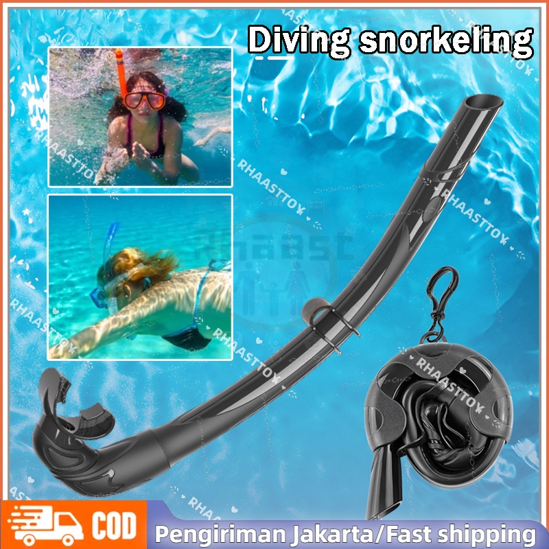 Jual RHAAST Snorkel Freediving Front Snorkel Renang Swimming Plastic ...