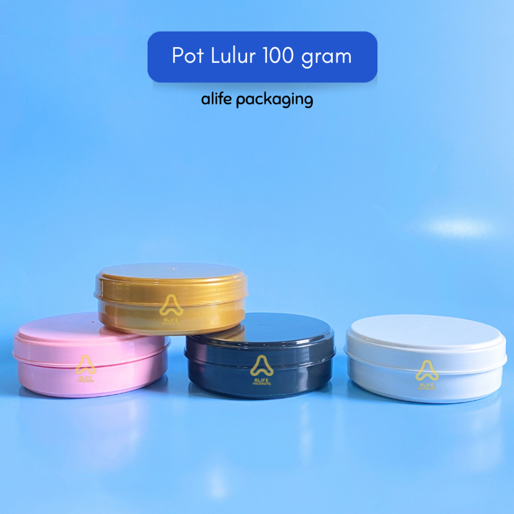 Jual Pot Lulur 100 gr | Pot Pomade Kosong | Wadah Pomade 100 gr ...