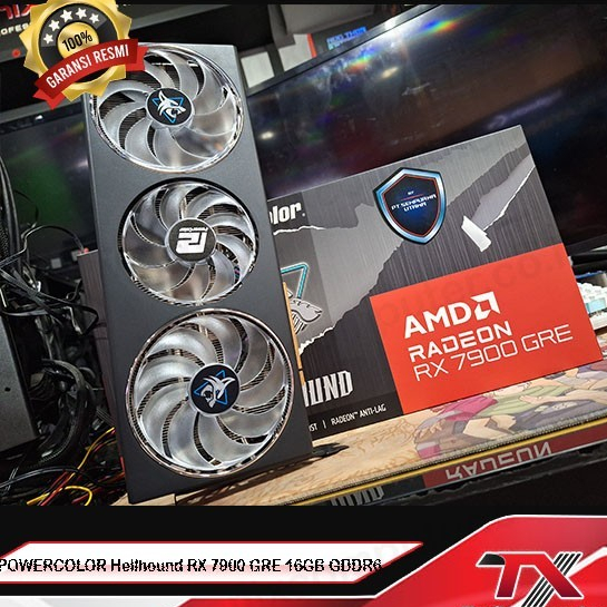 Jual POWERCOLOR Hellhound AMD Radeon RX 7900 GRE 16GB GDDR6 | Shopee ...