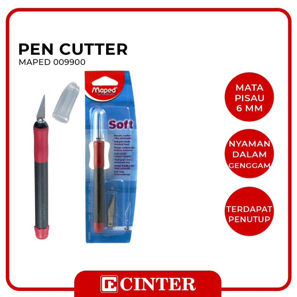 Jual MAPED - PEN CUTTER / PISAU TAJAM / CUTTER SCAPELSOFT 009900 ...