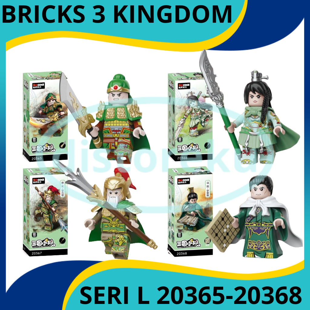 Jual DECOOL BRICK DE COOL BRICKS THREE KINGDOM SAMKOK 3 RAJA GUAN PING ...