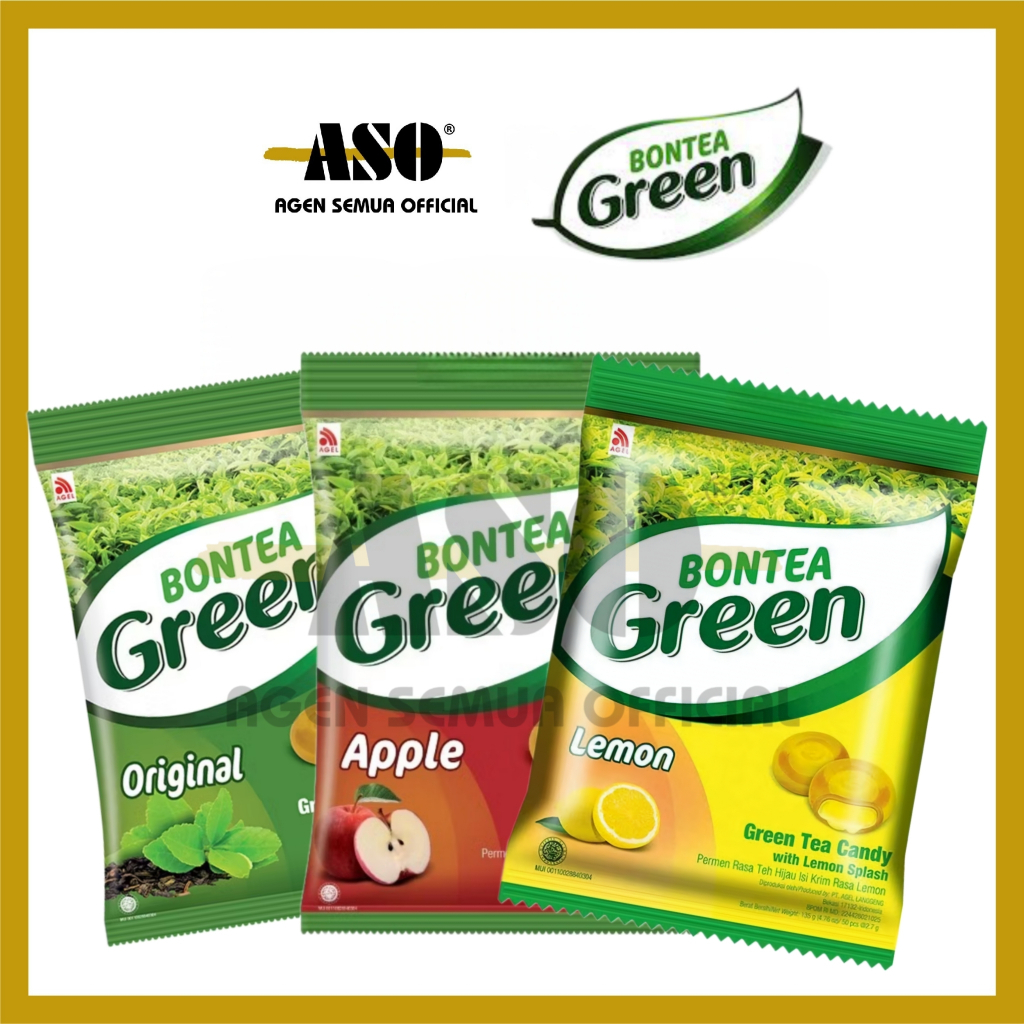 Jual Permen BONTEA Green 135gr ( ISI 50 ) Banyak Rasa PROMO ...
