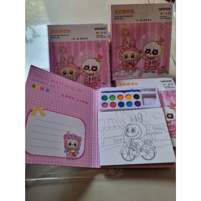 Jual DIY SET LUKIS LABUBU BUKU MEWARNAI SET LABUBU | Shopee Indonesia
