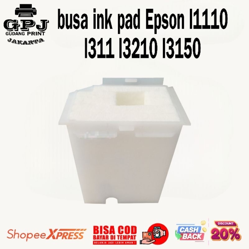 Jual busa ink pad Epson l3110 l3210 l1110 l3150 | Shopee Indonesia