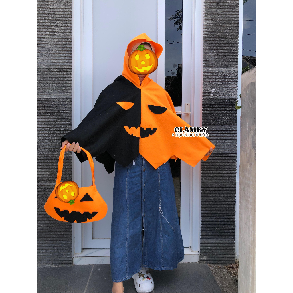 Jual NEW Kostum Karnaval Labu Halloween Anak Remaja Dan Dewasa | Jubah ...