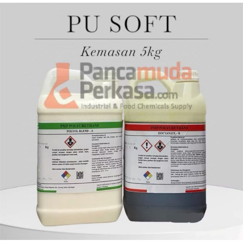 Jual Pu Foam Soft 5 Kg A 5 Kg B /Pu foam Flexible Busa lentur Busa Jok ...