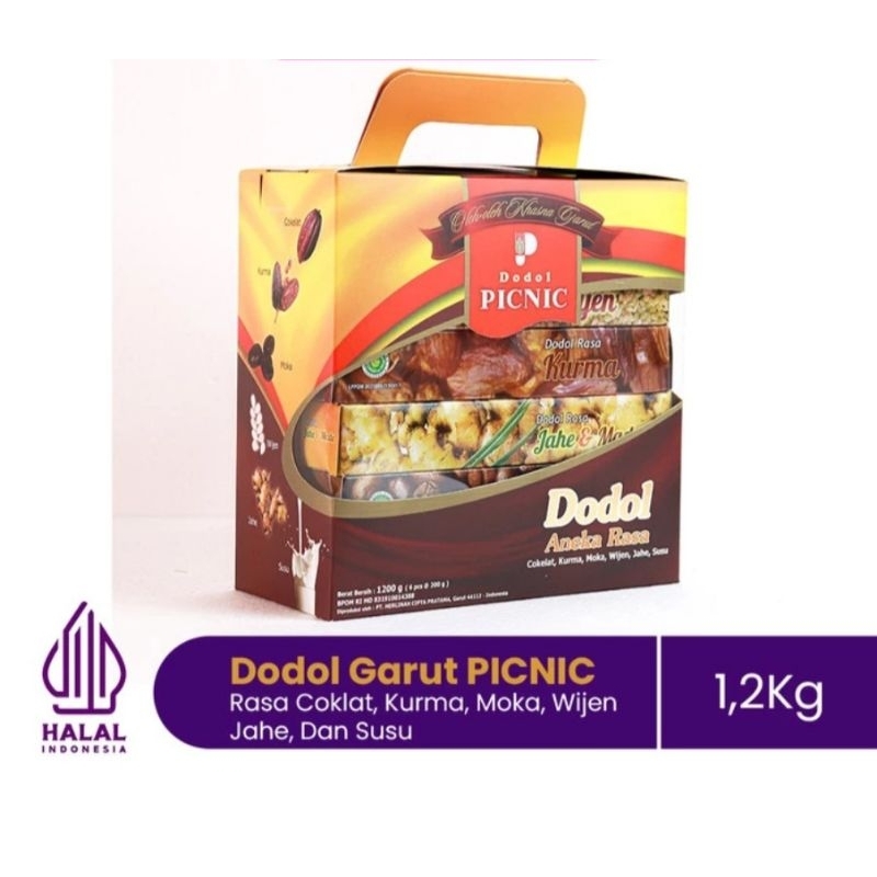 Jual Dodol Garut Picnic aneka rasa special gift kemasan hampers coklat cokelat kurma moka wijen ...