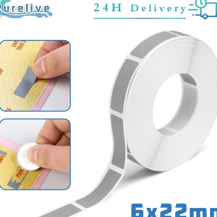 Jual Wah 1pcs Scratch Off Label Sticker Label Gosok Scratch Stiker Uk 6 ...