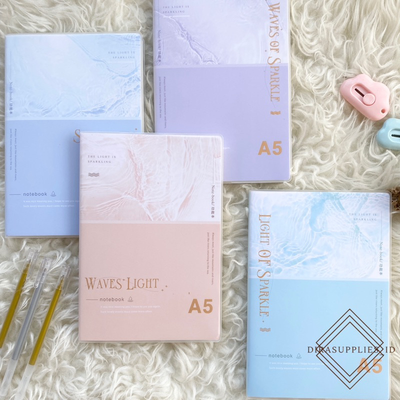 Jual Buku Tulis Notebook Diary Catatan A5 Desain Simple Elegan ...