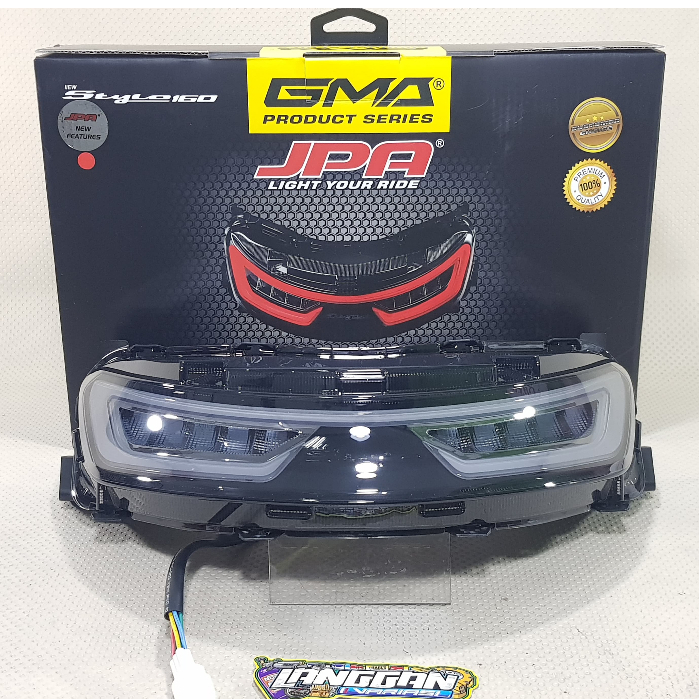 Jual Stoplamp JPA Lampu Stop Rem Belakang LED Honda Stylo 160 + Sein ...