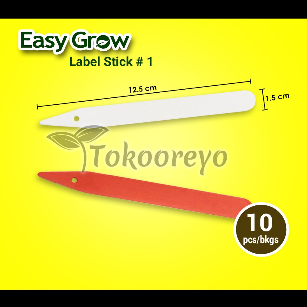 Jual LABEL TANAMAN STICK # 1 EASY GROW ISI 10 PCS | Shopee Indonesia