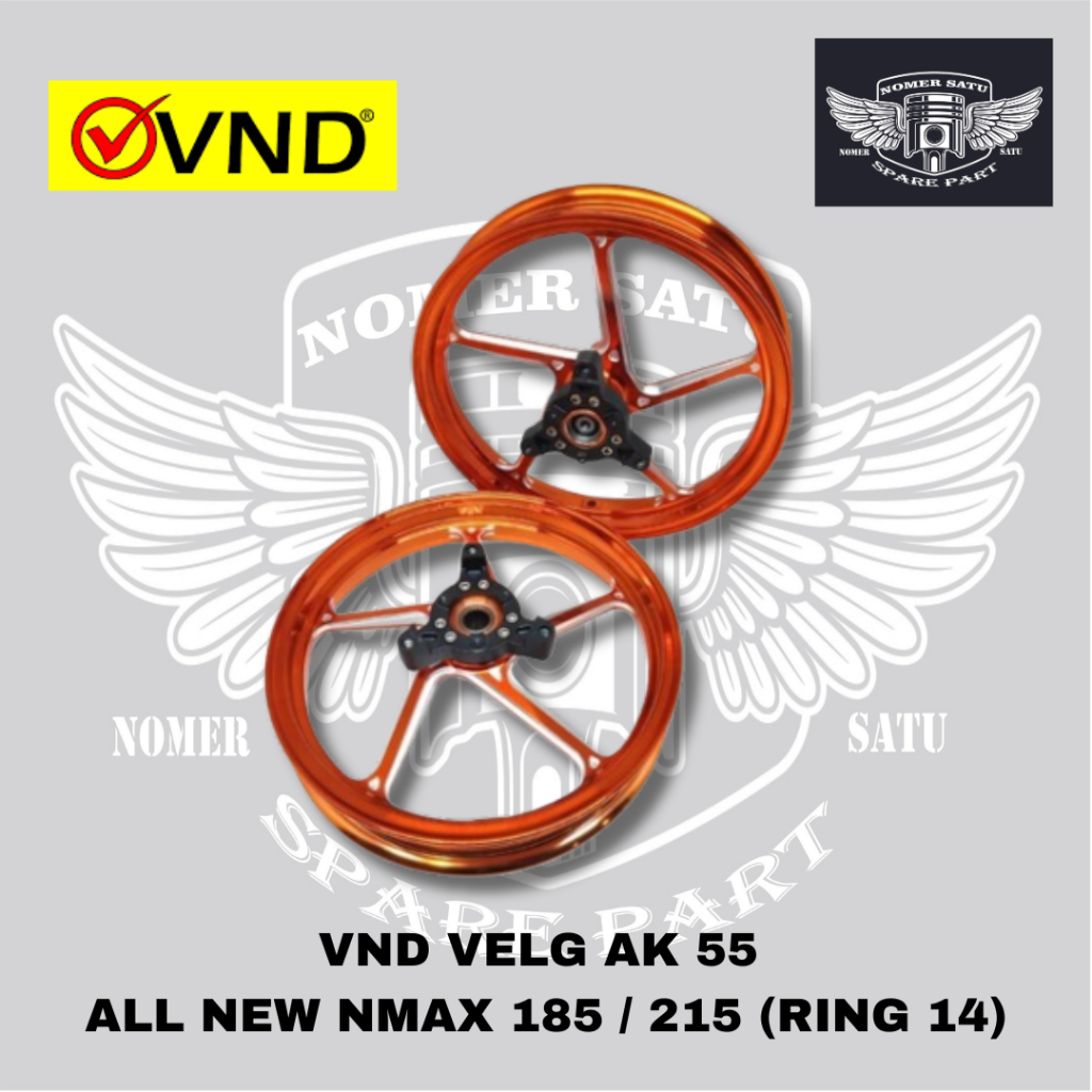 Jual VND VELG RACING ENKEI TIPE AK 55 ALL NEW NMAX/ NMAX TURBO/ NMAX NEO UKURAN 185 215 RING 14 ...