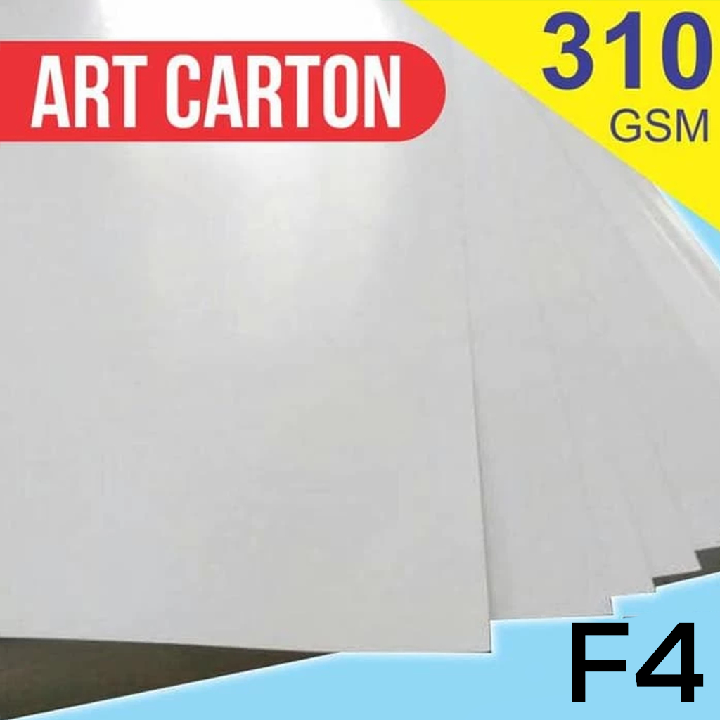 Jual Kertas Art Carton/Art Paper 310 Gsm / Karton Glossy Uk F4/Folio 20 ...