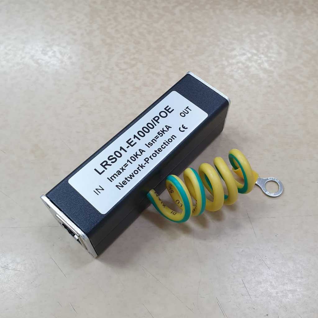 Jual LRS01-E1000 Anti petir / surge protector RJ45 UTP support Gigabit ...