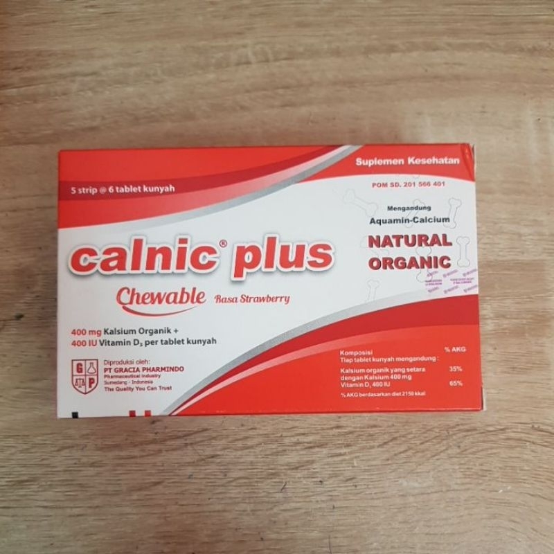 Jual CALNIC PLUS CHEWABLE BOX 30 TABLET | Shopee Indonesia