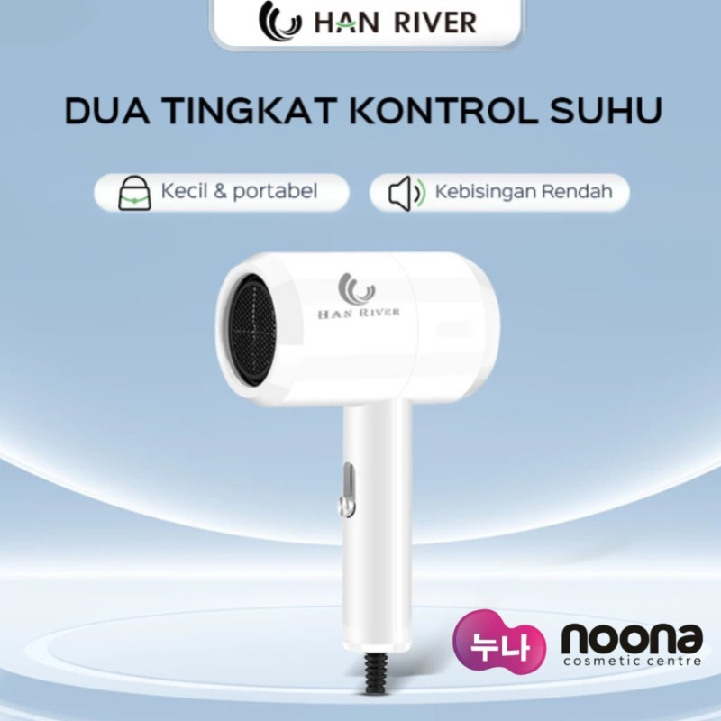 Jual HAN RIVER Hair Dryer 600W Hair Dryer Low Watt Pengering Rambut 04 ...
