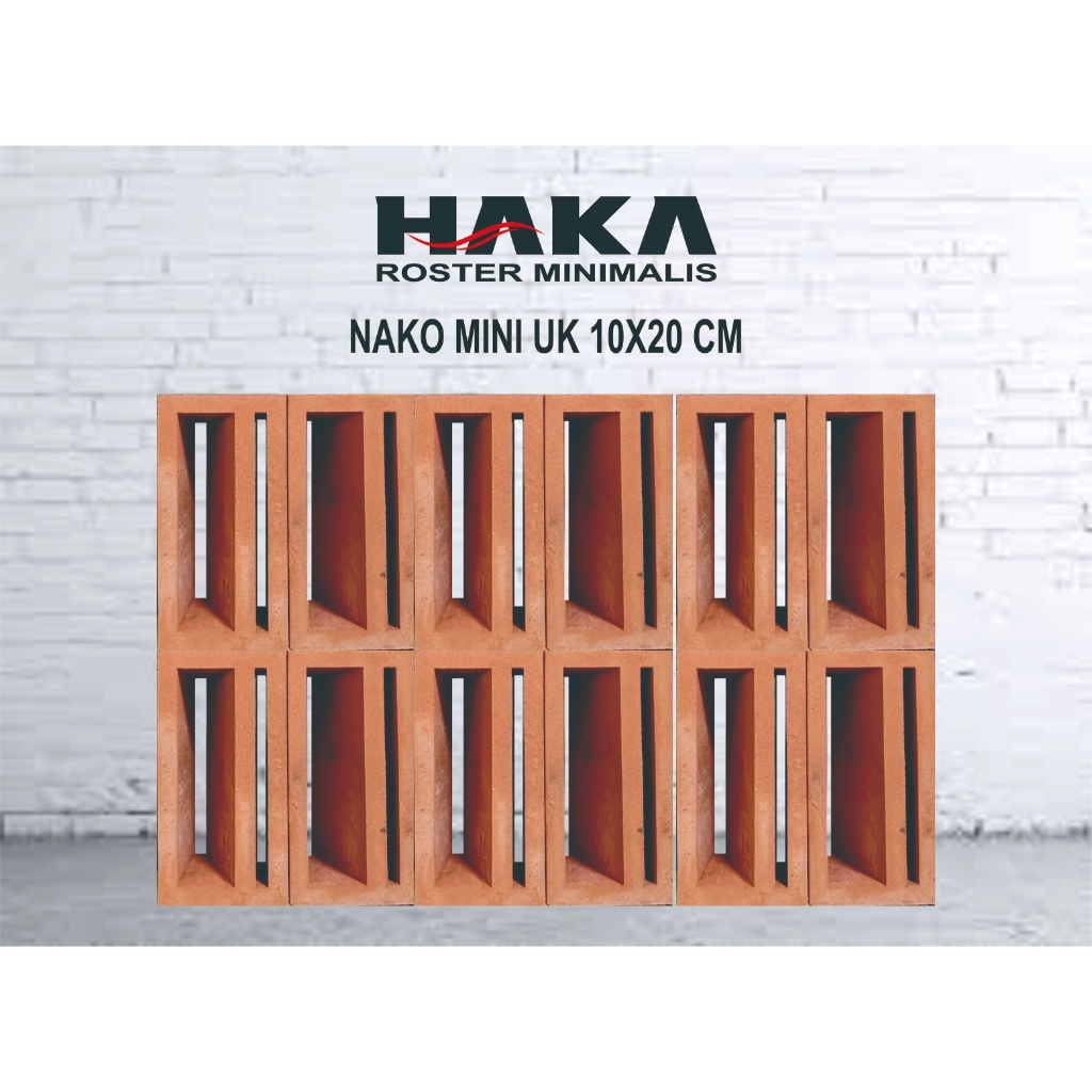 Jual Nako 10x20 roster minimalis / roster lubang angin / roster beton ...